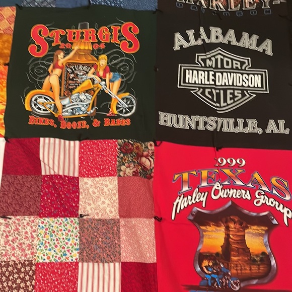 Hand Crafted | Bedding | Handcrafted Harley Davidson Quilt | Poshmark
